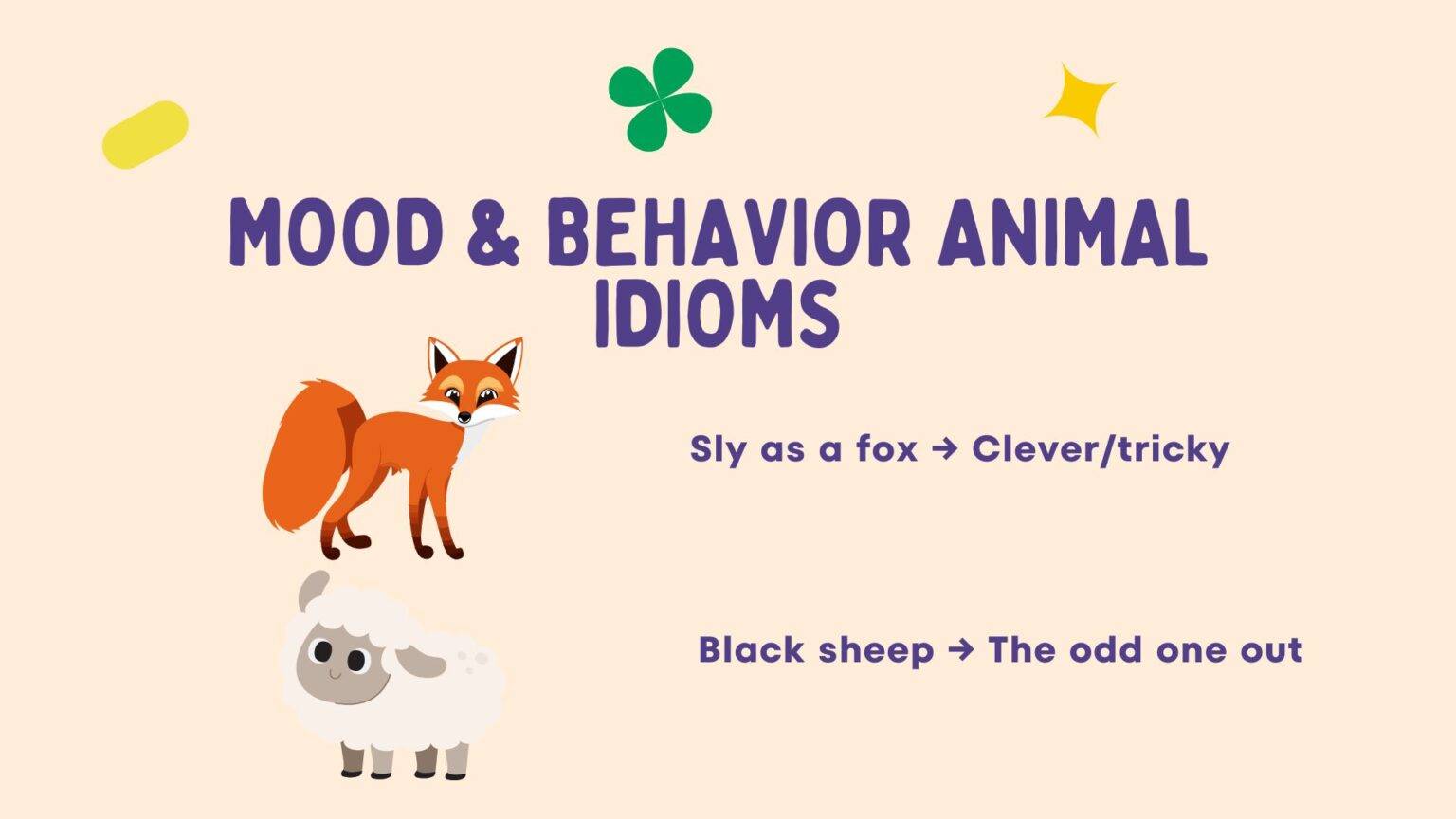 50 Idioms with Animals for Everyday English- with Examples