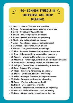 50+ Common Symbols in Literature: Unlock Hidden Meanings Amazing